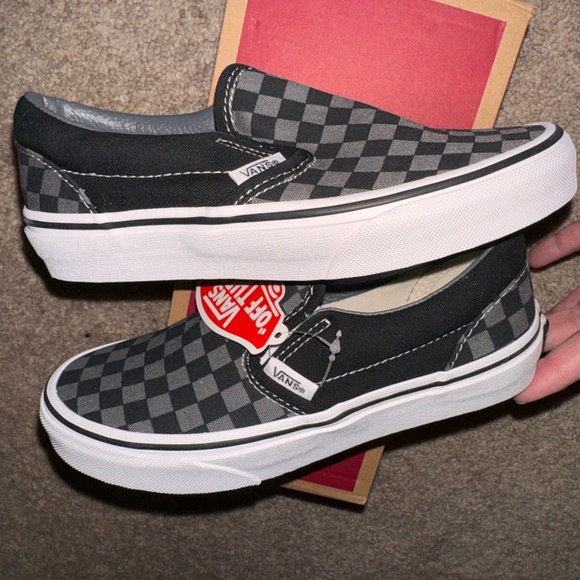 Vans | Shoes | Nwt Classic Checkered Vans 25 Kids | Poshmark
